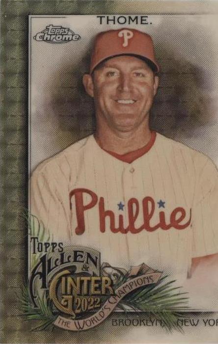 2022 Topps Allen & Ginter Chrome - Jim Thome #232 SuperFractor /1 for ...