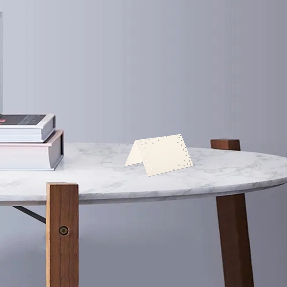 100 Pcs Name Cards for Table Setting Tent Place Wedding Reception ...