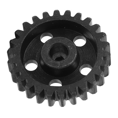 26T RC Spool Gear Black Steel M1 5mm Efficient Power Transmission Motor ...