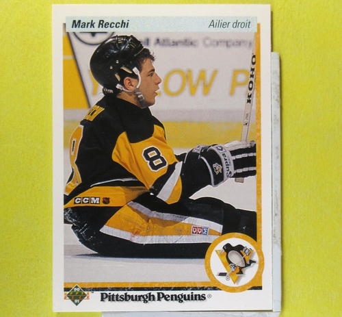 MARK RECCHI 1990-91 ROOKIE Upper Deck #178 Pittsburgh Penguins | eBay