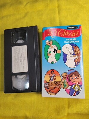 50 CLASSICS VOLUME 1 - 6 Hours of Color Cartoons VHS Tape Movie | eBay