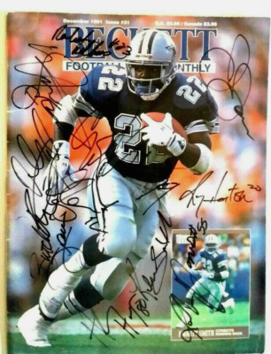 1992 Dallas Cowboys Autographed Beckett #12, 11-Autographs (FB-143) | eBay