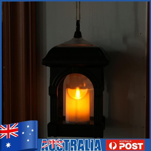 Candle Lantern Shape Solar LED Light IP44 Waterproof Outdoor Home Hang ...