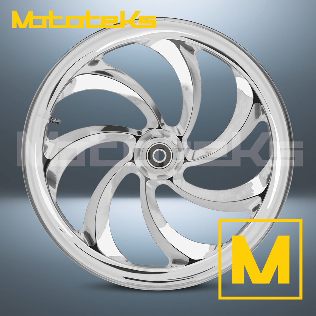 21" 21x2.15 STORM MAG WHEEL CHROME FOR HARLEY SOFTAIL FRONT | eBay