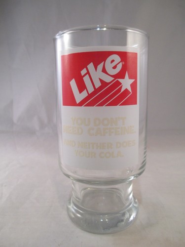 Like Cola Advertising Glass "You Don't Need Caffeine" 1982 7-Up | eBay