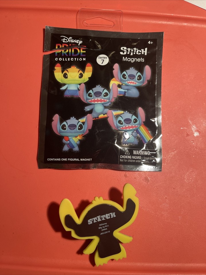 Disney Pride Collection Stitch Series 7 Figural Magnet Pride Rainbow ...