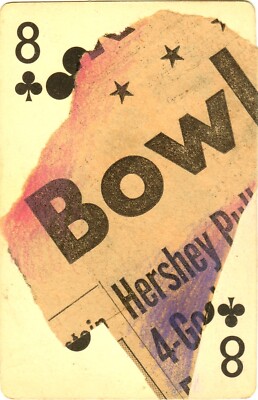 ACEO 2.5 X 3.5 " Vintage playing card collage mixed media ATC vintage ...