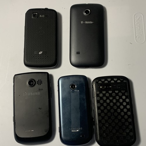 Phone LOT OF 5 - Samsung SCH-R375 SGH-T528 T-Mobile Prism Pantech Caper ...