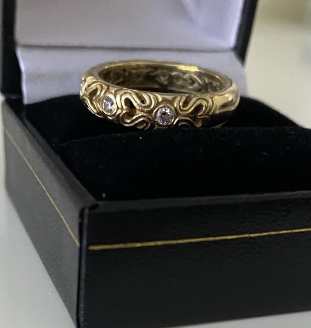Slane & Slane Diamond Band Ring - 7.03g - Size 8 | eBay