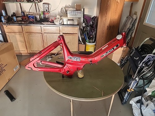 1977 PUCH MOPED MAXI N RIDGID RED FRAME +REAR SWING ARM NICE ORIGINAL ...