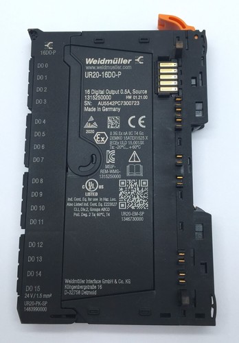 Weidmuller UR20-16DO-P U-Remote I/O Module Digital 16-Channel ...