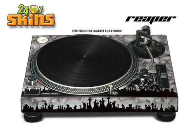 Skin Decal Sticker for Technics Quartz SL Turntable Pro Audio Mixer ...