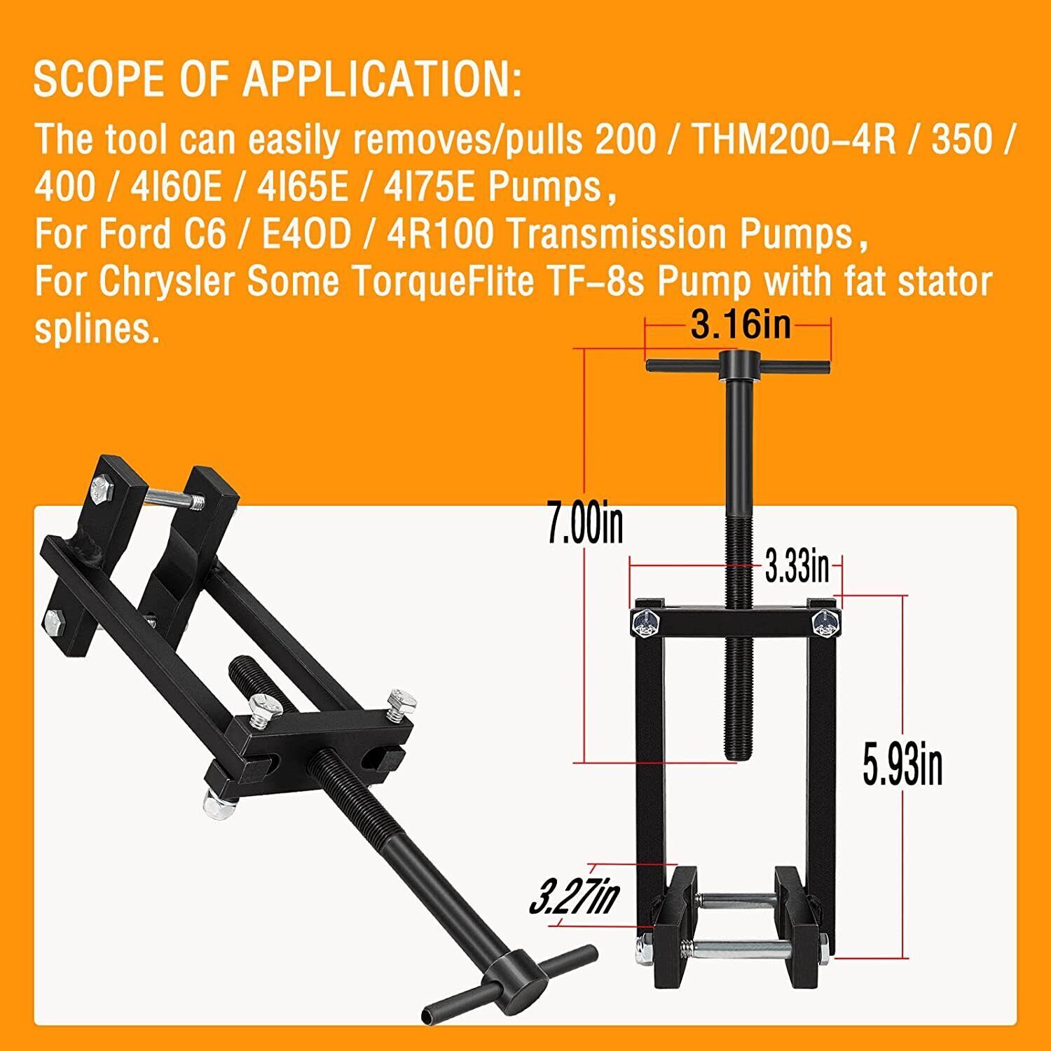 Transmission Pump Puller Tool For Ford 200/350/400/4l60E/4l65E/C6 E4OD ...