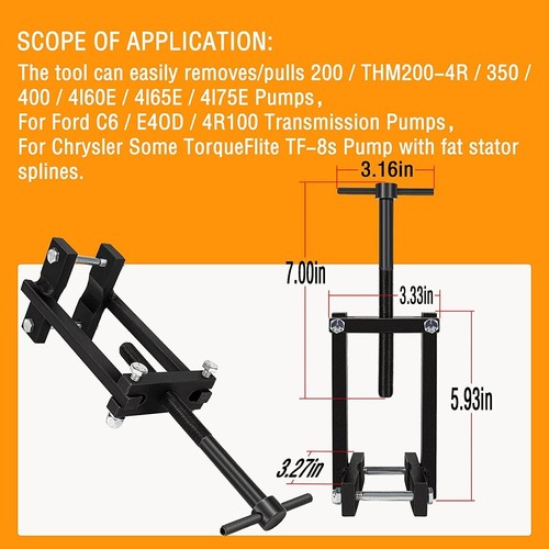 Transmission Pump Puller Tool For Ford 200/350/400/4l60E/4l65E/C6 E4OD ...