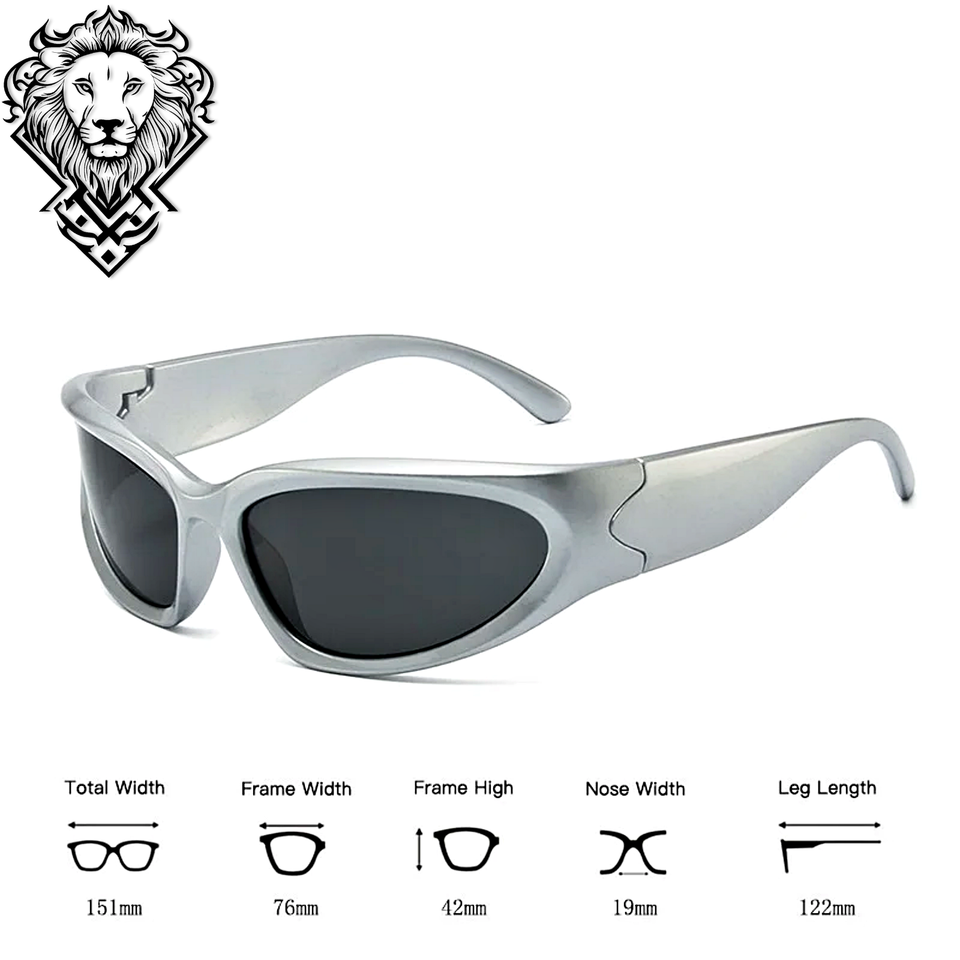 Unisex Cat Eye Sunglasses UV400 Anti‑Glare Y2K Luxury Fashion Eyewear ...