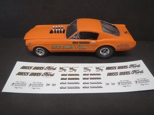 Gas Ronda 65/66' Mustang AWB 1/25 Decal from Fremont Racing Specialties ...