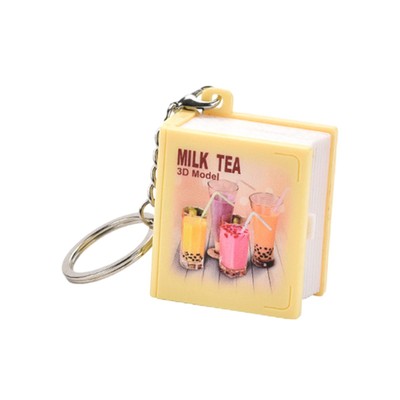 Novelty Mini Book Key Chain Toy Car Keychains Exquisite Creative Book ...