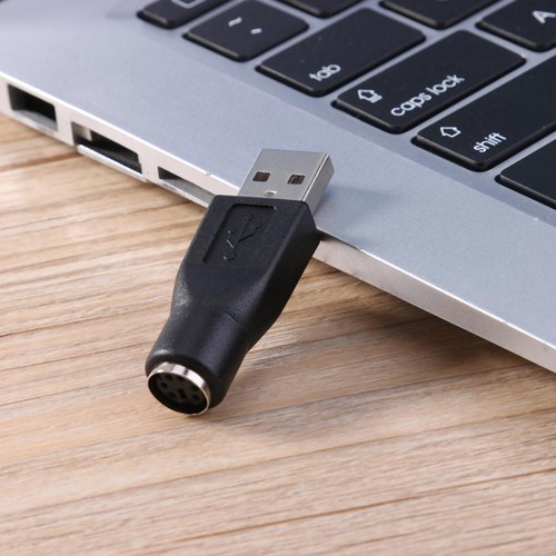 2pcs PS/2 Female to USB Male Adapter Converter Splitter Connector for ...