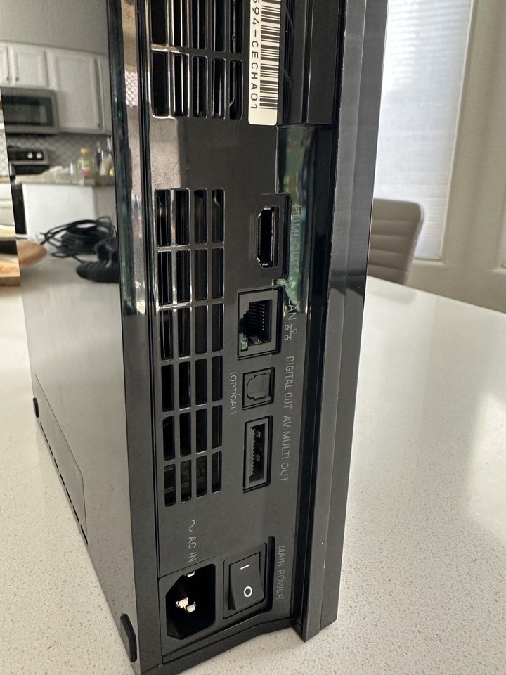 Sony PlayStation 3 PS3 CECHA01 500GB WD Black HD Backwards Compatible ...