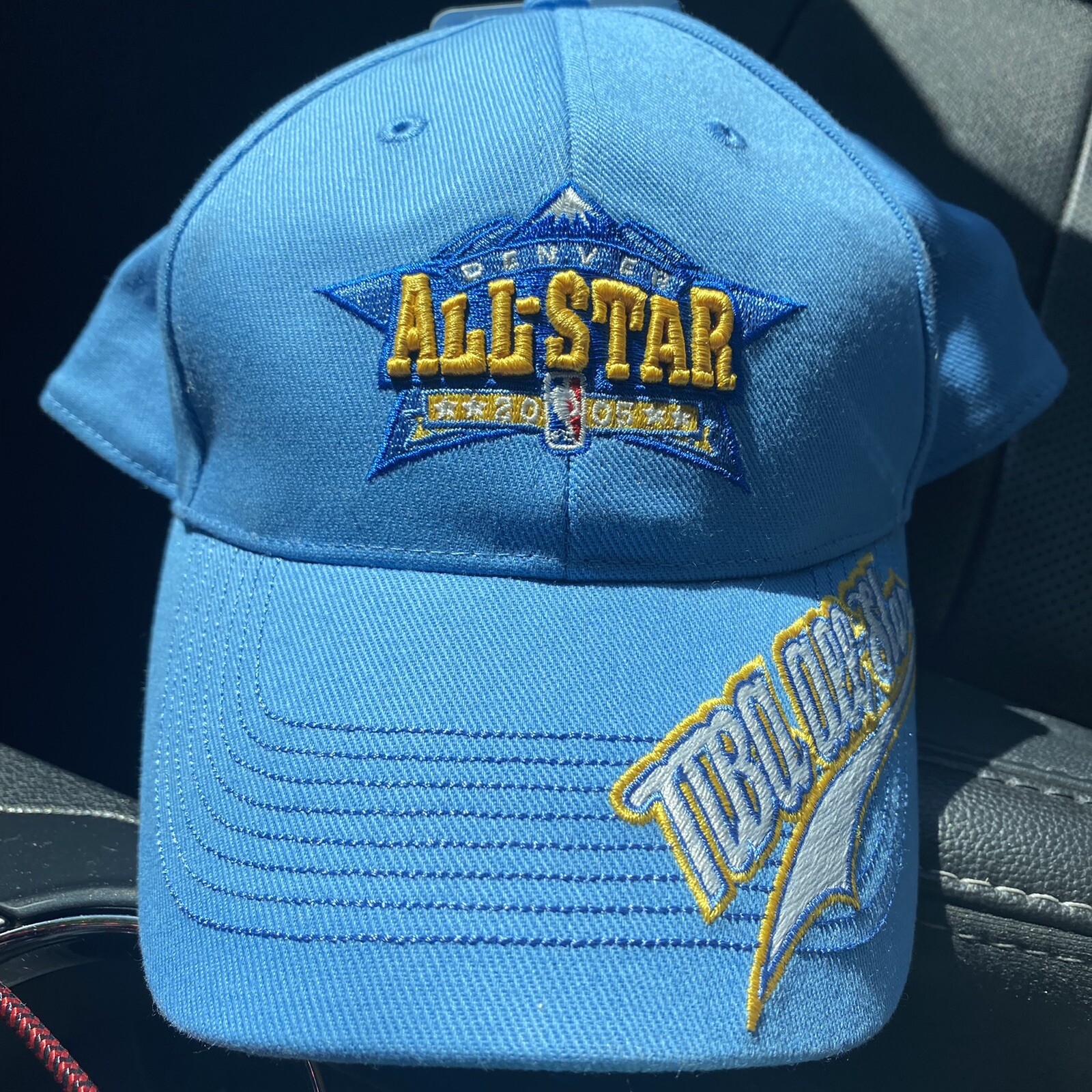 NWT! Official NBA All-Star Game 2005 Baseball Cap Denver, Blue/Yellow ...