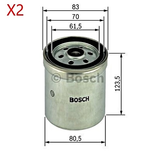 MAHLE KC102 - Fuel filter cross reference