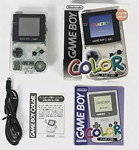 RARE Gameboy Color Console Clear Japan COLLECTORS ITEM New | eBay