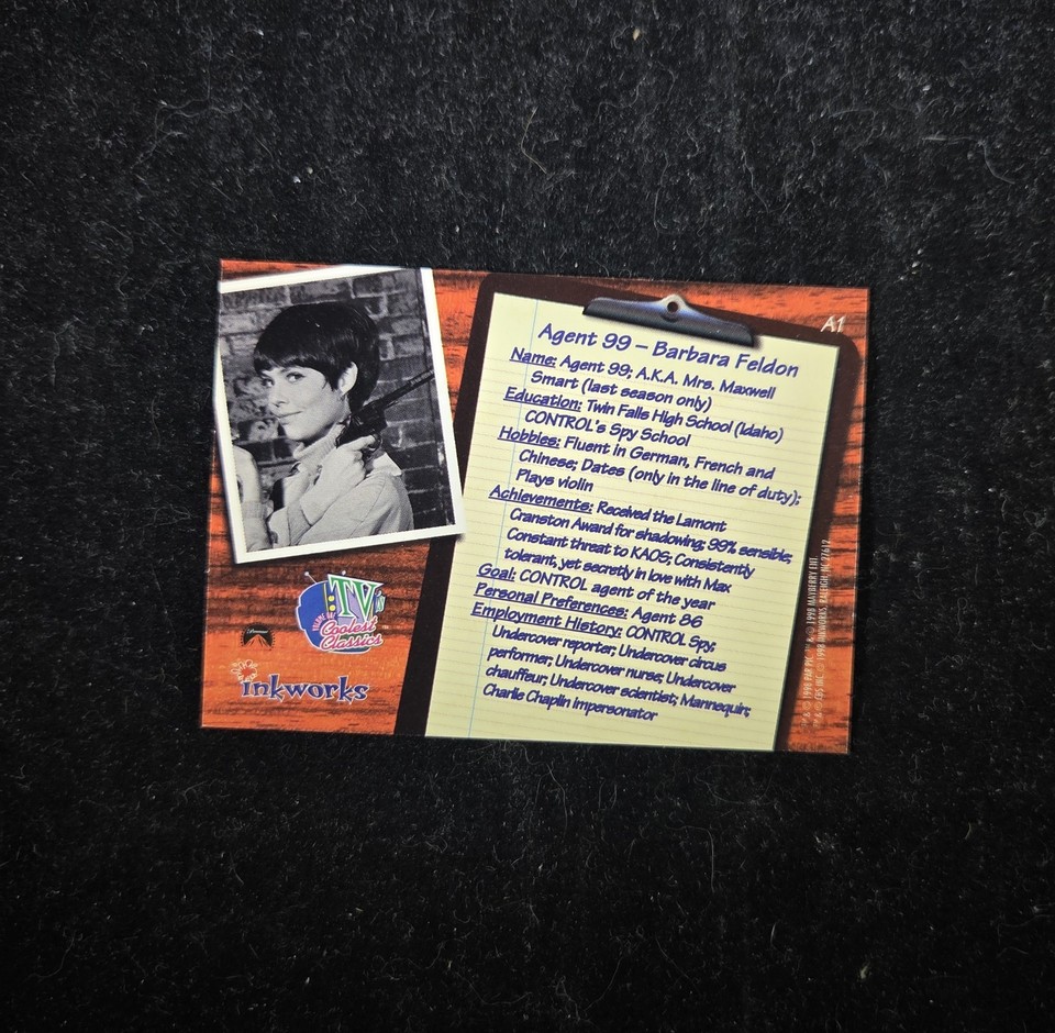 Barbara Feldon Authentic Autograph Card A1 - TV's Coolest Classics ...