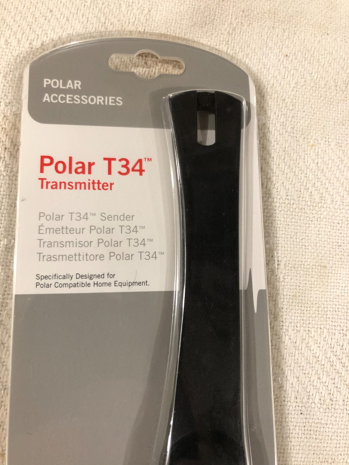 Polar T31 Heart Rate Transmitter and Strap Set Size Med Patented 0537 ...