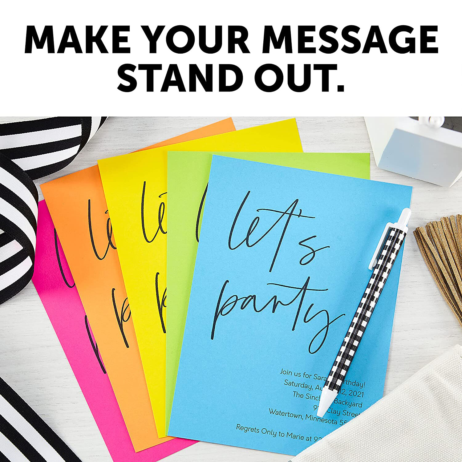 Neenah Astrobrights Colored Paper, 8.5 x 11, 24lb (89gsm), Gravity ...