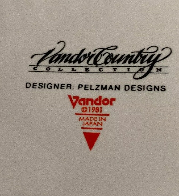 Vintage Vandor Country 1981 Pelzman Design Salad/Dessert Plate (3) Farm ...