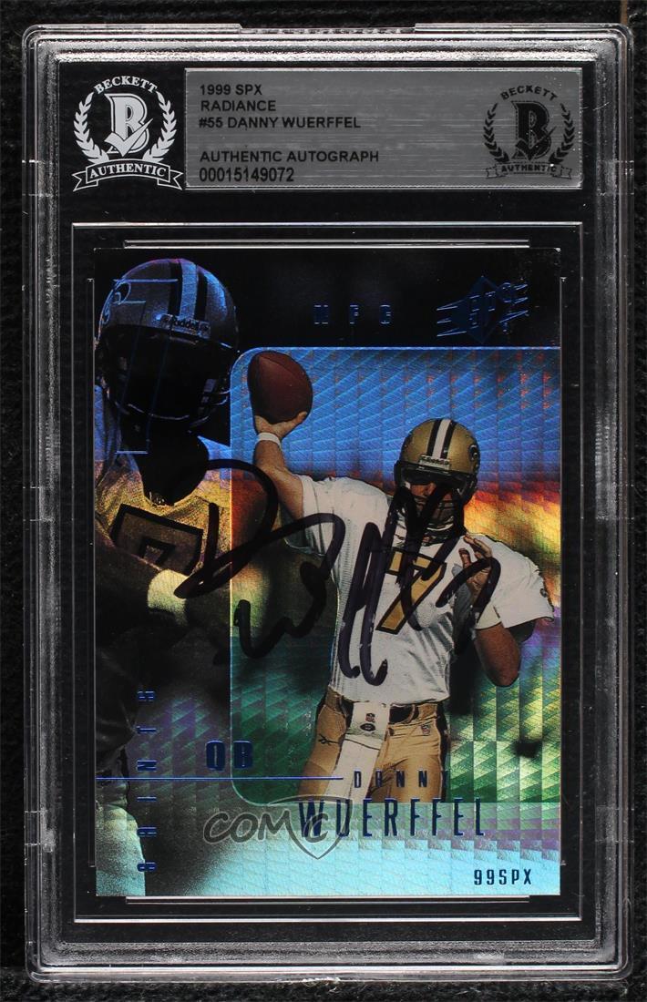 Danny Wuerffel Autographed Signed 1999 Spx Radiance /100 #55 Beckett ...