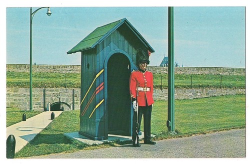 SENTRY On Guard House Duty CITADEL Citadelle Quebec PQ Canada Postcard ...
