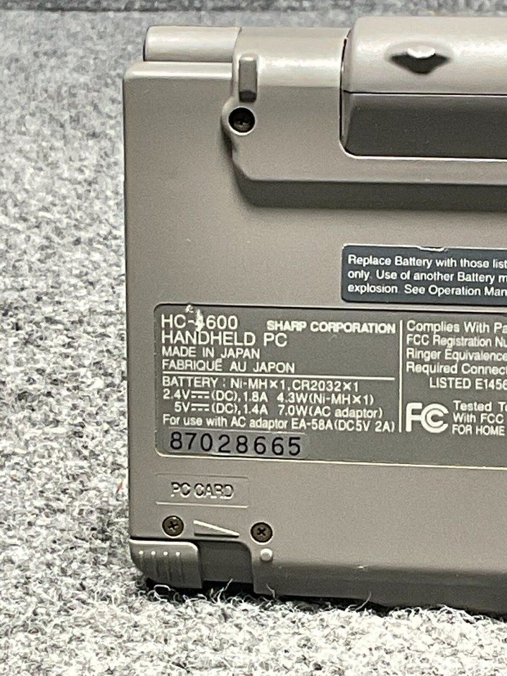 🖥️ Sharp Mobilon HC-4600 Handheld PC 💼 Ultra-Portable Color Screen | eBay