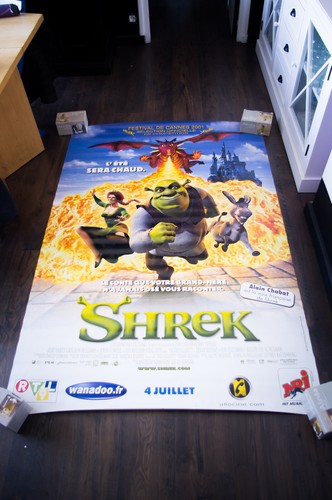 SHREK Advance B French Bus Shelter Rolled DS Vintage Movie Poster ...