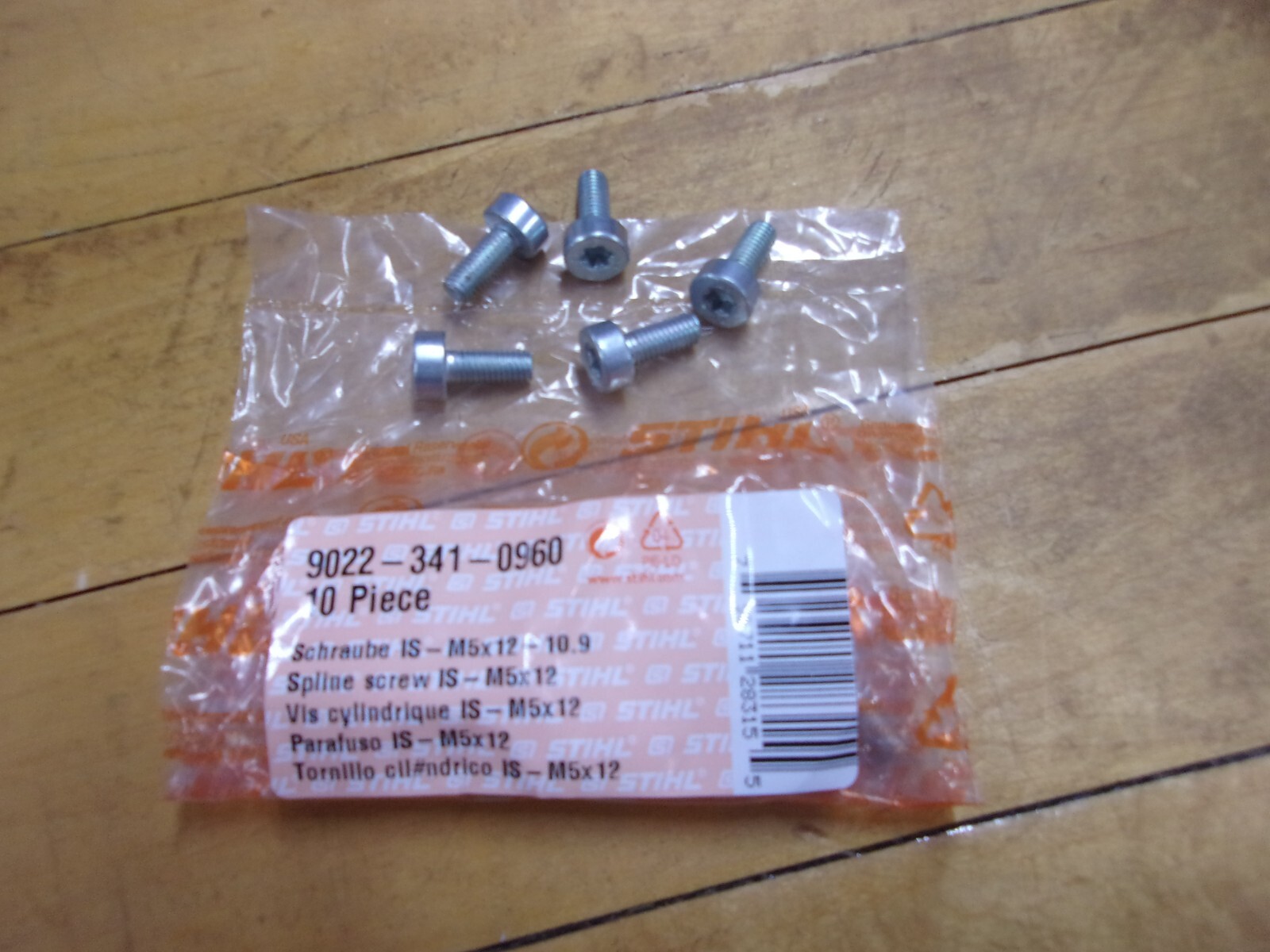 Stihl OEM Spline Screw's (5) 036 034 026 024 260 9022-341-0960 M5X12 # ...