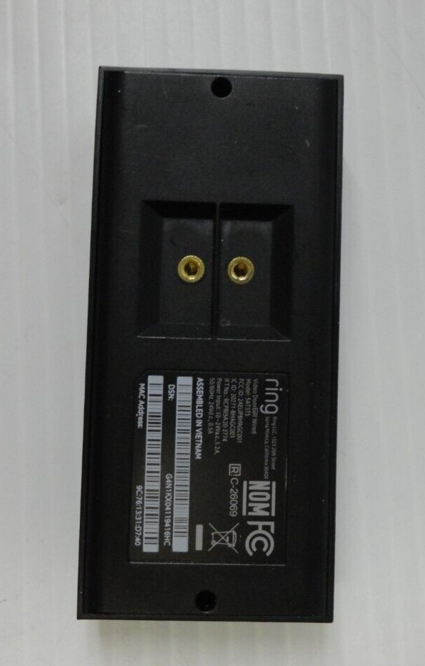 Ring 5AT3T5 Video Doorbell Wired Camera Only | eBay