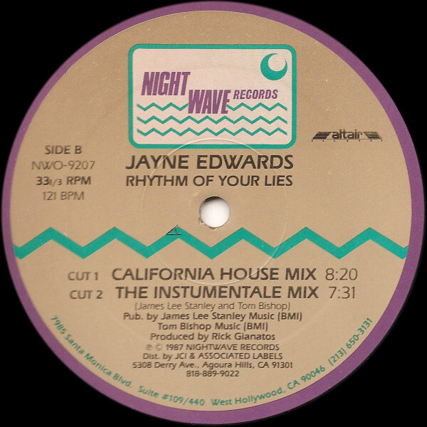 Jayne Edwards - Rhythm Of Your Lies (12") | eBay