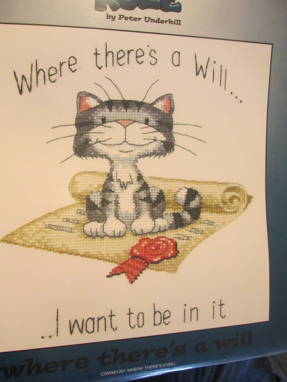 Cats Rule -Peter Underhill- Cross Stitch CHART Your Choice, Heritage ...