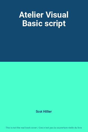 Atelier Visual Basic script | eBay
