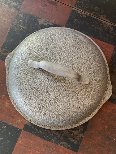 VTG Silver Seal Hammered Cast Aluminum Lid Only For Spouted Pot 8 ...