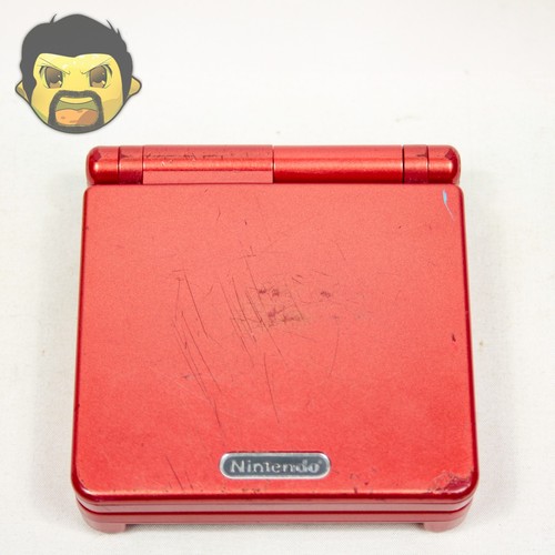 Nintendo Game Boy Advance SP AGS 001 Flame Red GBA Console Tested SHIPS ...