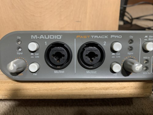 M-Audio Fast Track Pro Digital Recording Interface W/USB Cable | eBay