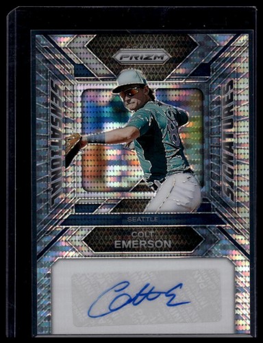2024 Panini Prizm #SS-CE Colt Emerson Sensational Signatures Pulsar ...