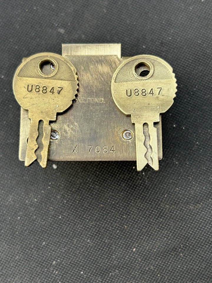 MILLS SLOT MACHINE BACK DOOR LOCK WITH 2 ORIGINAL KEYS | eBay
