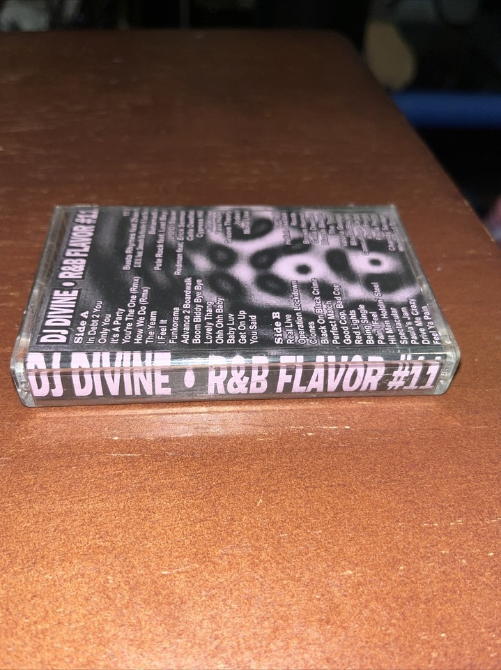 Vtg Cassette Dj Divine R&B Flavor #11 Mixtape RnB 🔥🔥 | eBay