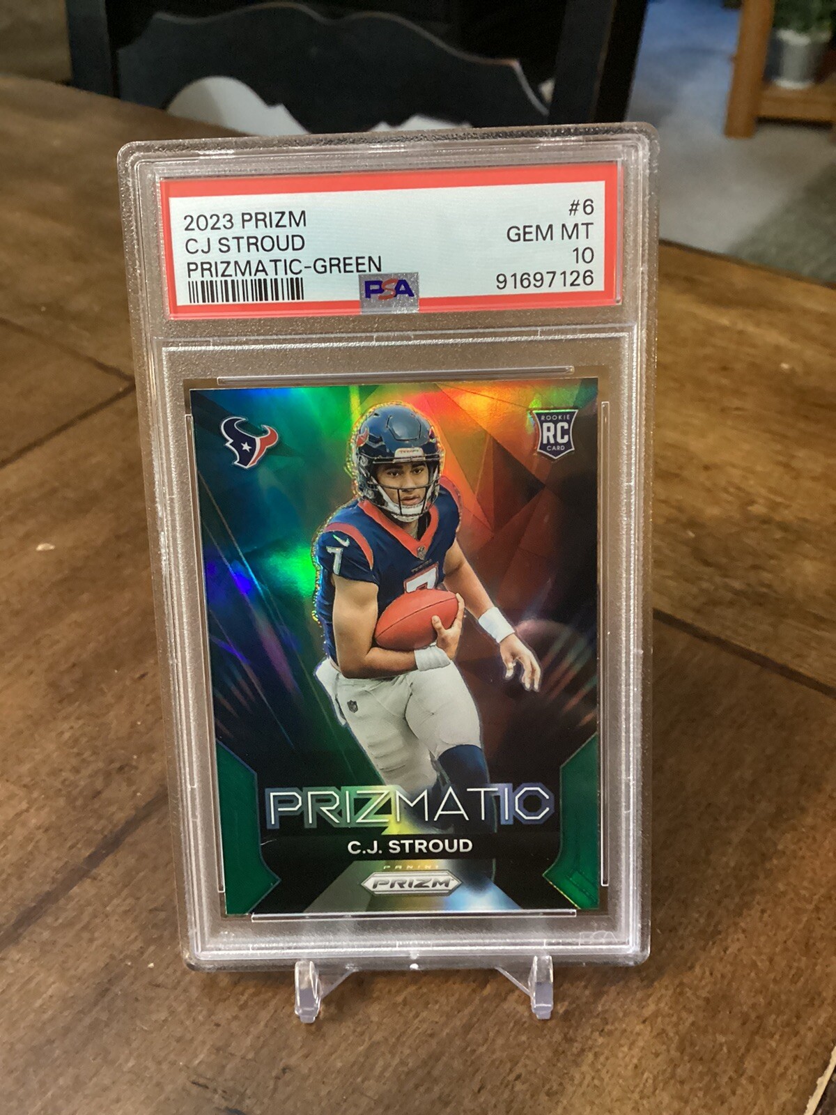 2023 Panini Prizm Prizmatic Green CJ Stroud Holo PSA Gem Mint 10 | eBay