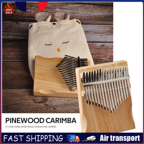 17 Keys Kalimba Pine Wood Musical Instrument Thumb Finger Piano for ...
