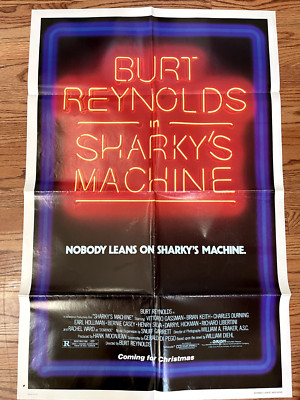 Sharkey's Machine Movie Poster Burt Reynolds Earl Holliman 1981 27x41 ...
