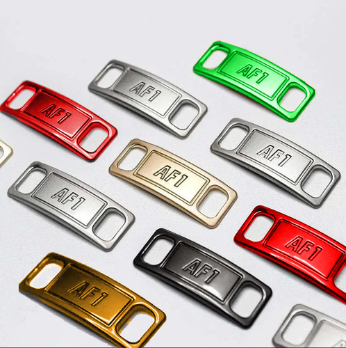 Metal-Plättchen-SET AF1 AIR FORCE 1 (Airforce One Metall Tag Schnalle ...