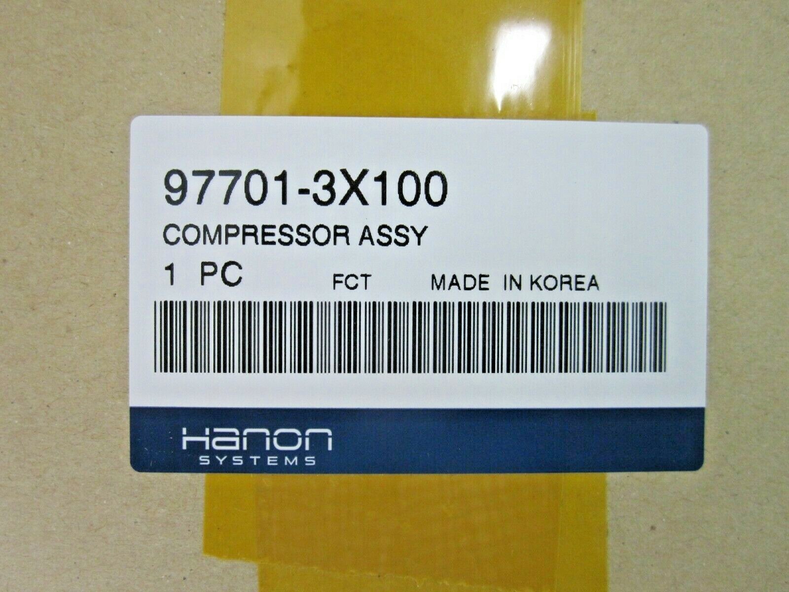 NEW OEM A/C COMPRESSOR W/CLUTCH FOR 11-12 HYUNDAI ELANTRA 1.8L 2.0L ...